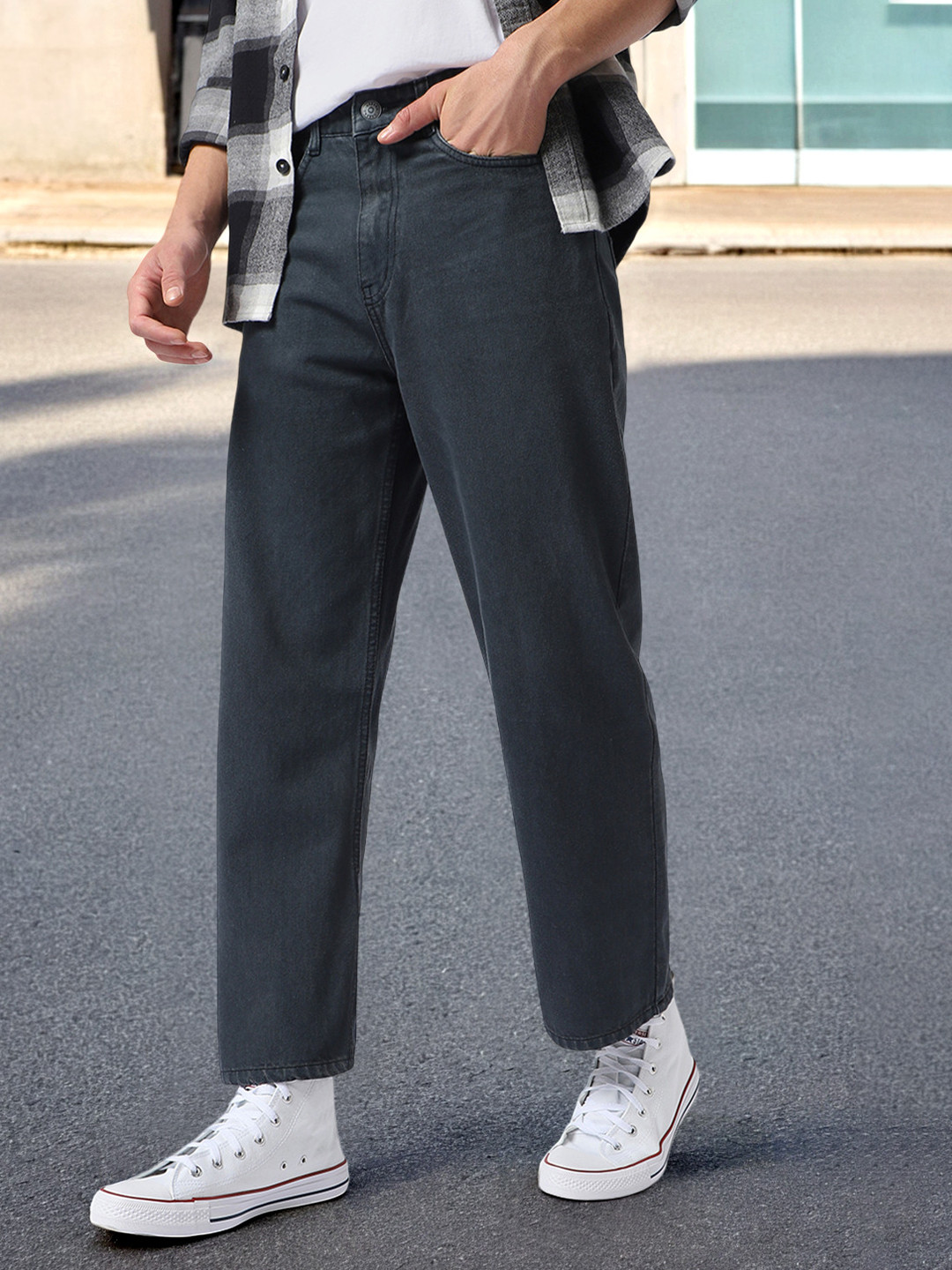 Buy Urbano Fashion Men Loose Fit Washed Non Stretchable Jeans - Jeans ...