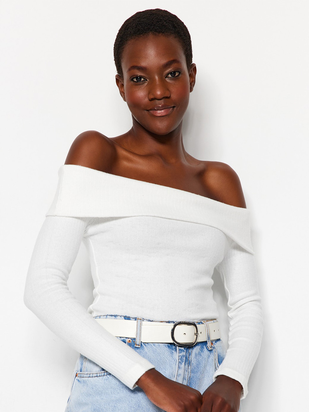 Buy Trendyol Off Shoulder Bardot Top - Tops for Women 27680220 | Myntra