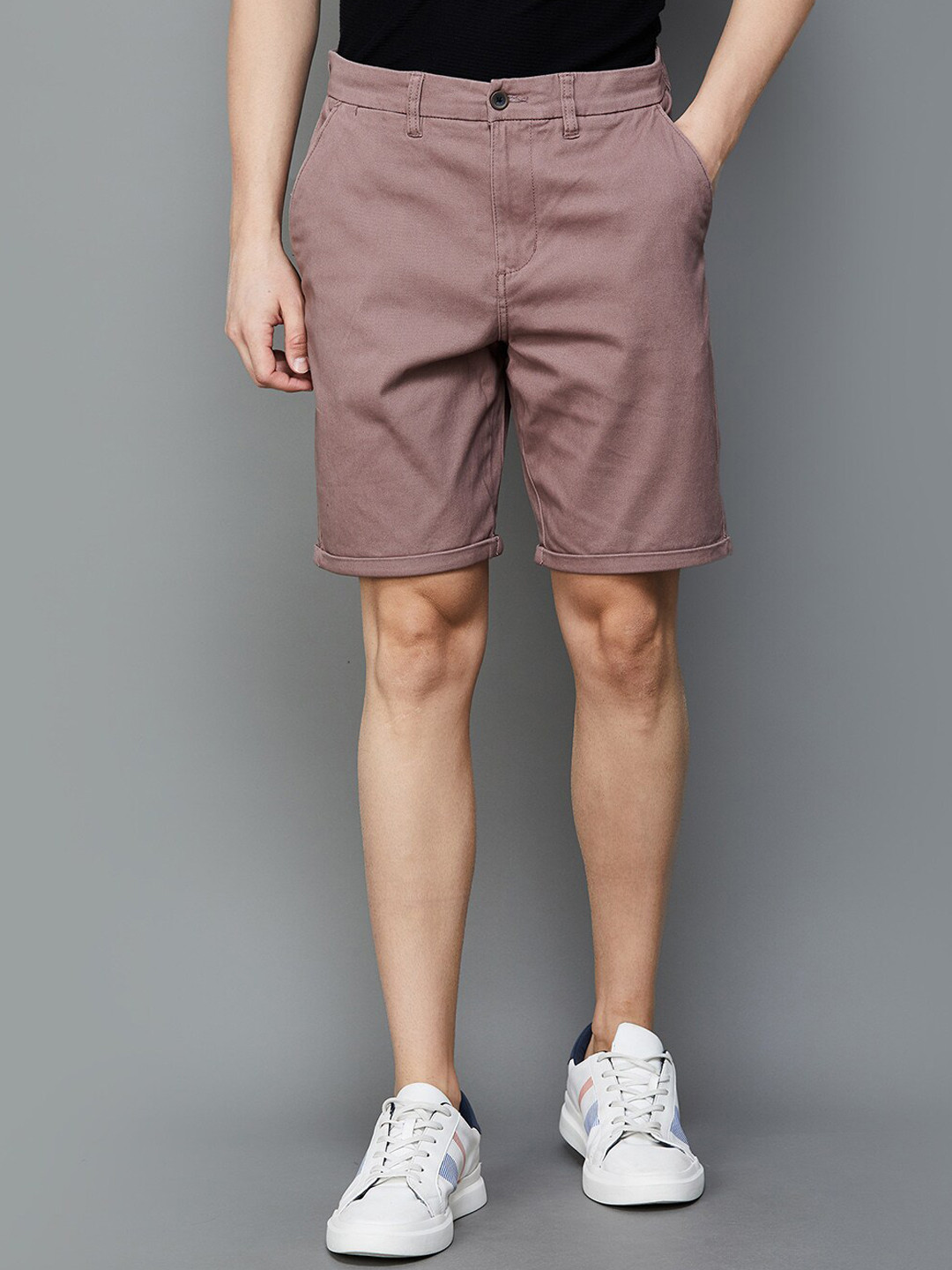 Buy CODE By Lifestyle Men Mid Rise Cargo Shorts - Shorts for Men ...