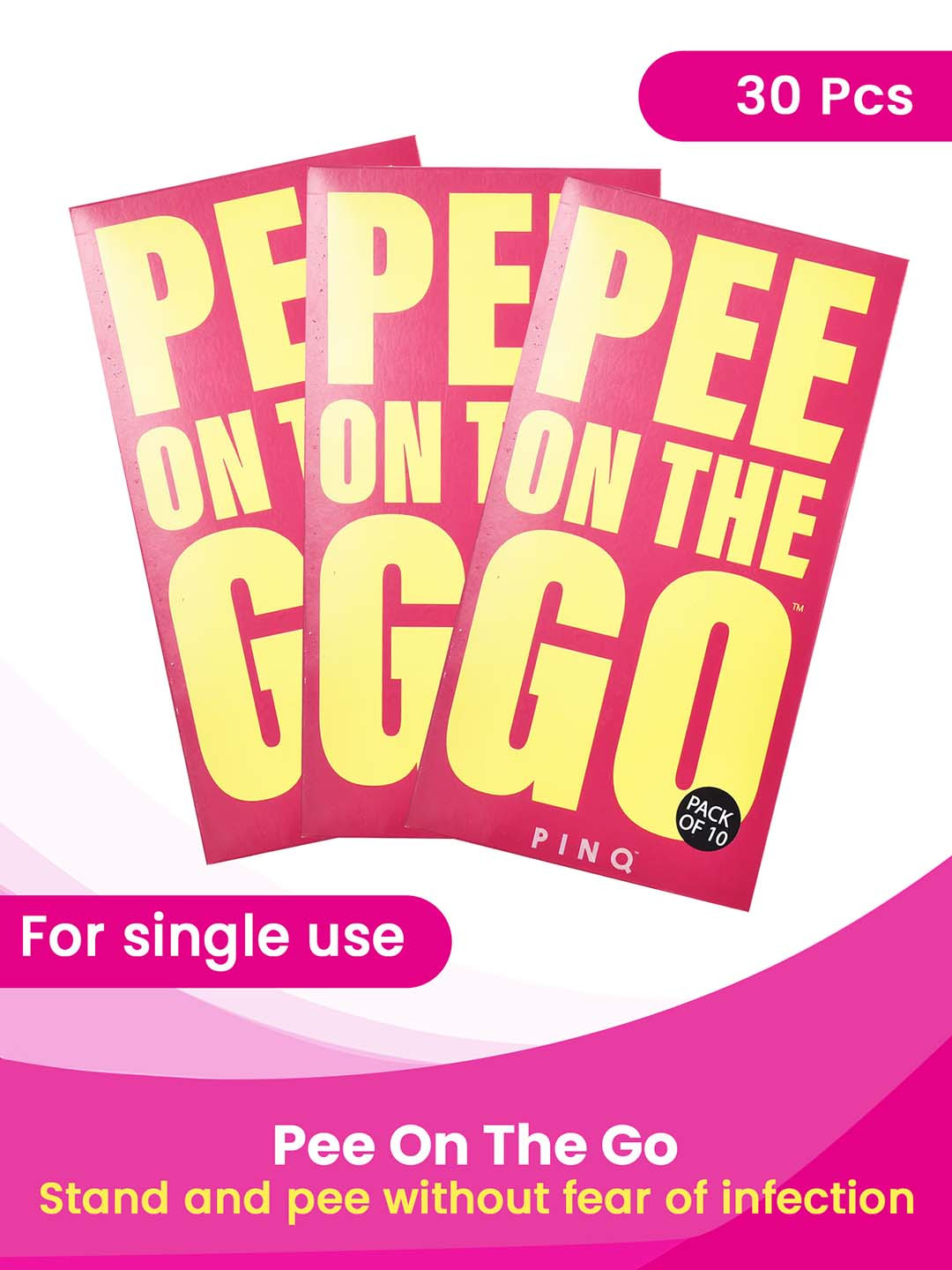 Buy PINQ POLKA Pee On The Go Set Of 3 Bio Degradable Leak Proof ...