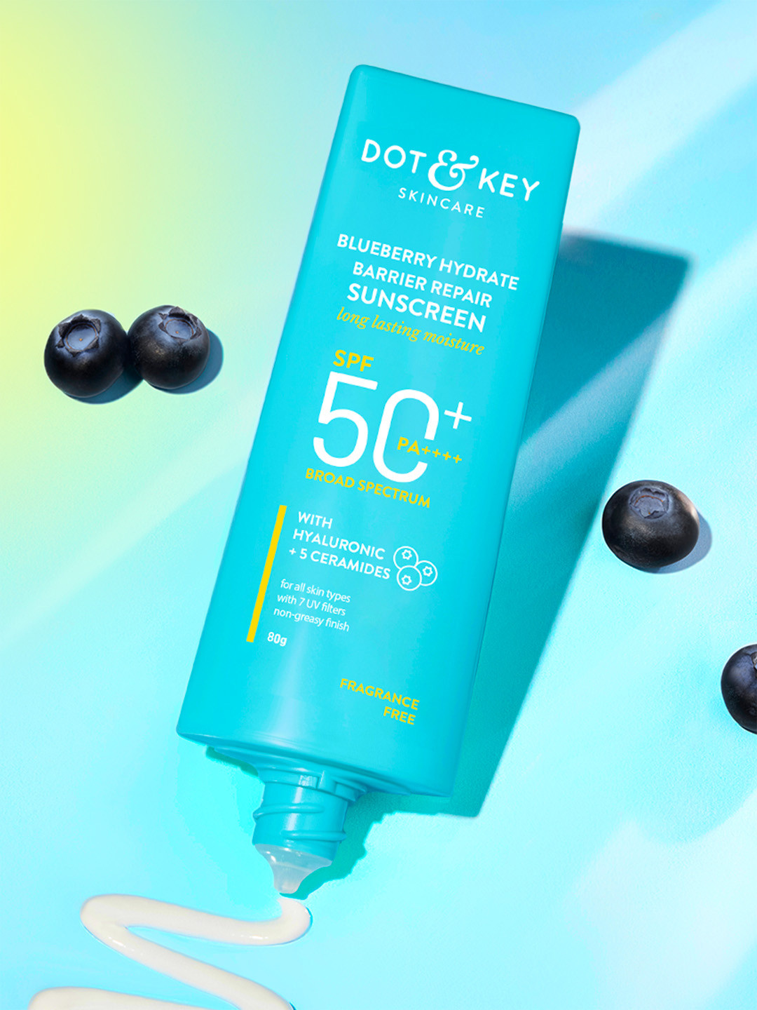 Buy DOT & KEY Blueberry Hydrate Barrier Repair Sunscreen SPF 50+ PA ...