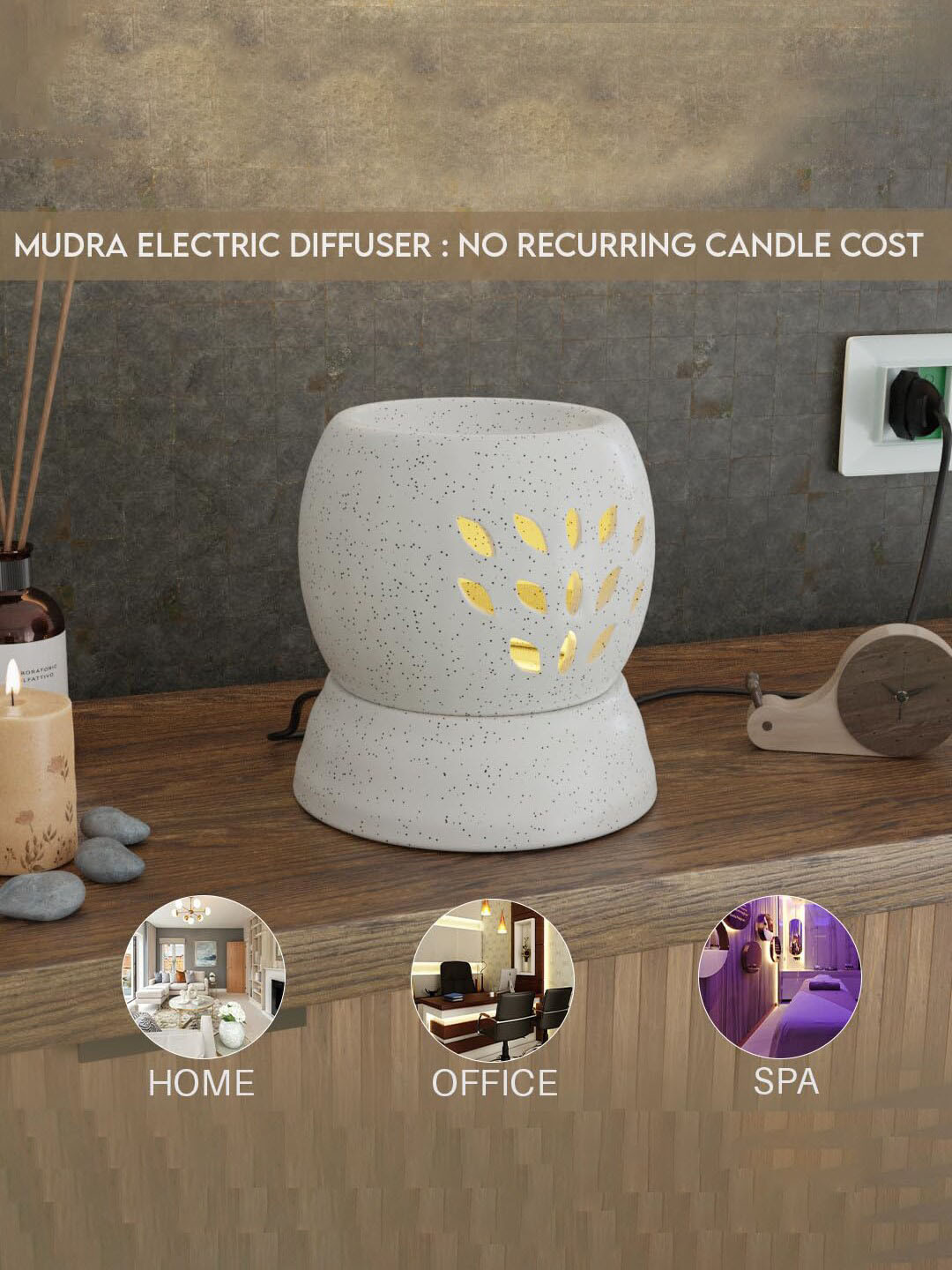 Buy The Earth Store White Ceramic Electric Aroma Oil Diffuser? - Aroma ...