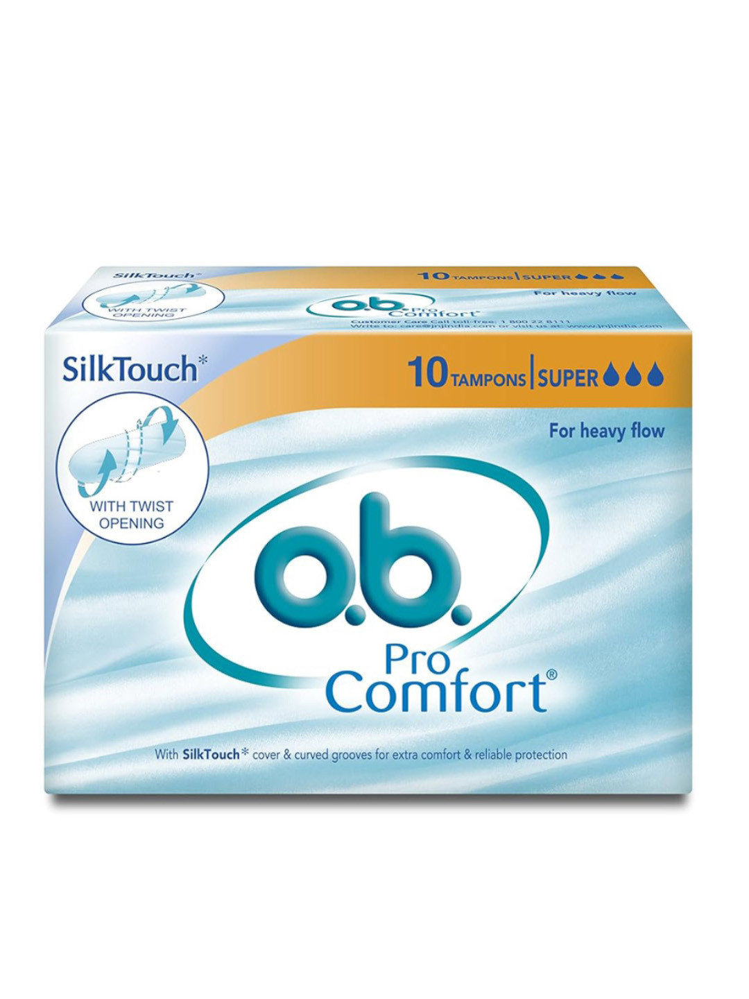Buy Stayfree SilkTouch OB Pro Comfort Super Tampons For Heavy Flow 10 ...