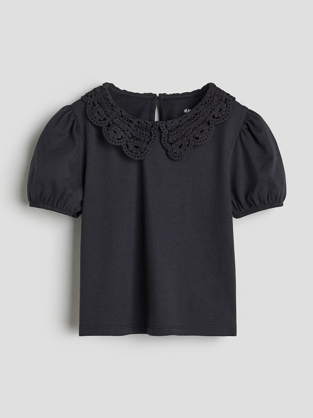Buy H&M Girls Collared Jersey Top - Tops for Girls 27748648 | Myntra