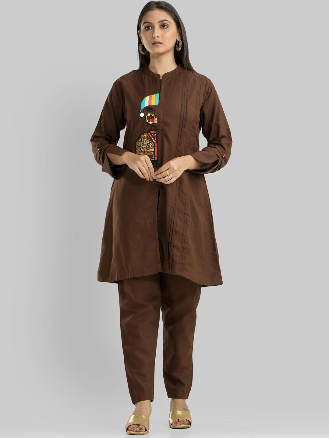 Buy SACRED SUTA Embroidered Top With Trousers - Co Ords for Women ...