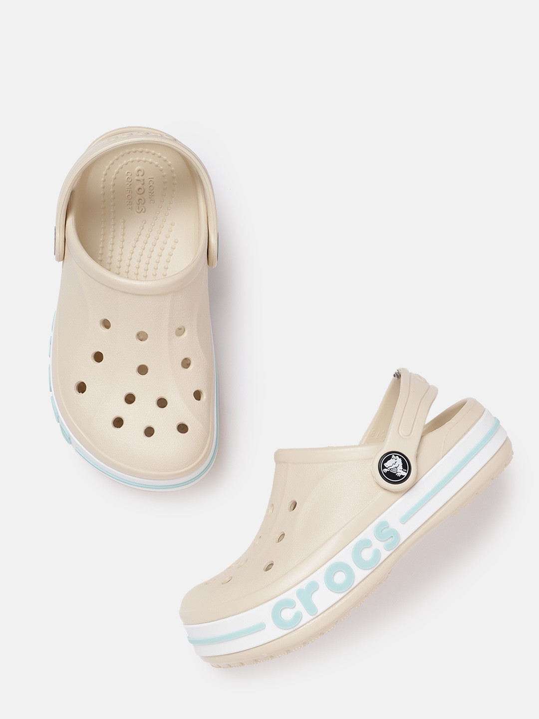 Buy Crocs Kids Solid Croslite Clogs With Backstrap - Flip Flops for ...