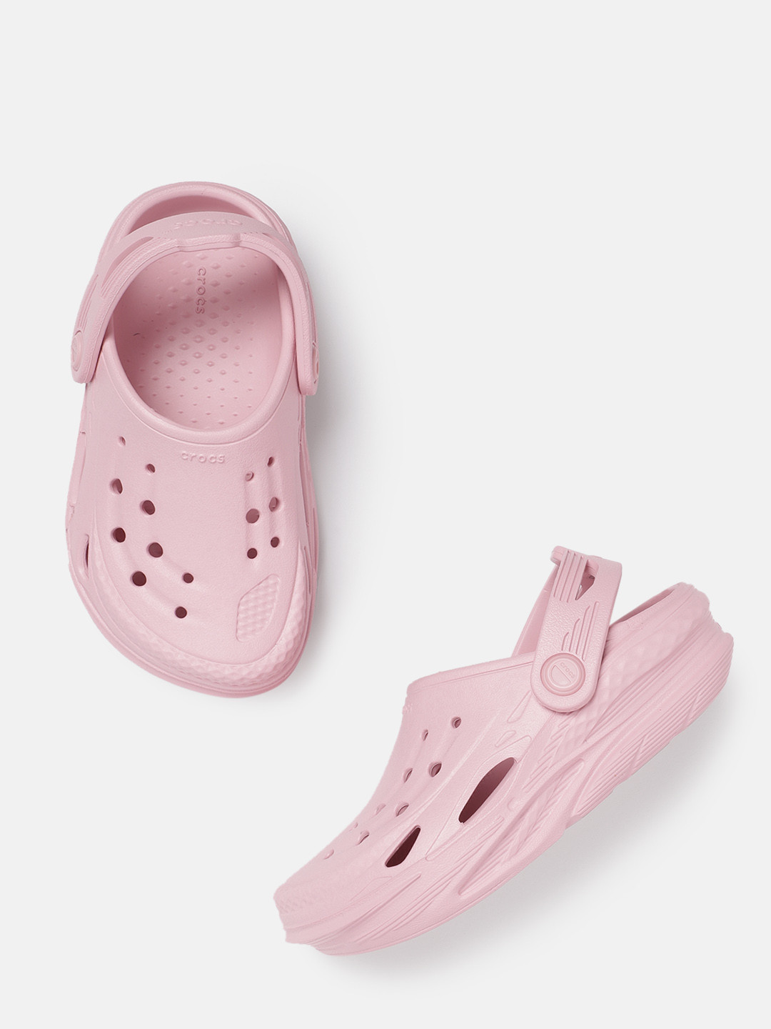 Buy Crocs Kids Solid Croslite Clogs With Backstrap - Flip Flops for ...