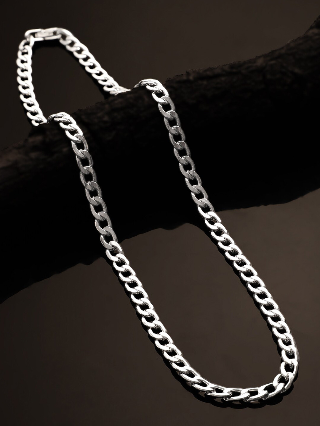 Buy The Roadster Lifestyle Co. Men Silver Toned Rhodium Plated Cutting ...