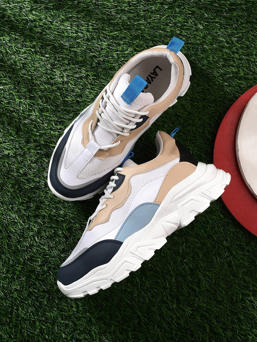 Buy Layasa Women Colourblocked Round Toe Lightweight Sneakers - Casual ...