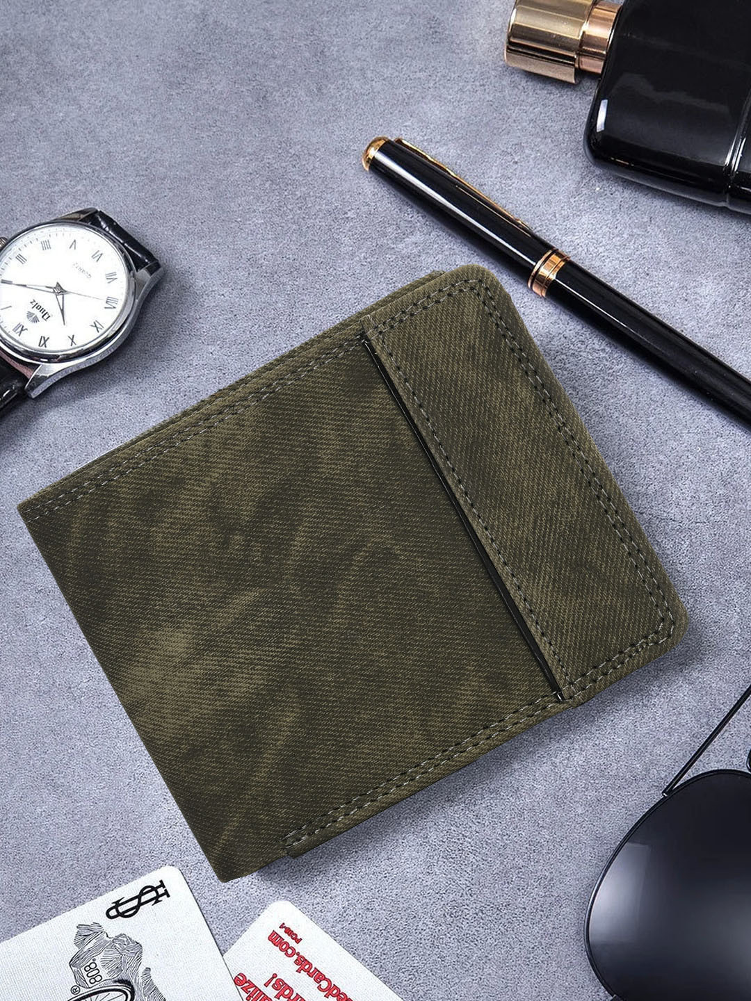 Buy The Roadster Lifestyle Co Men Two Fold Wallet - Wallets for Men ...