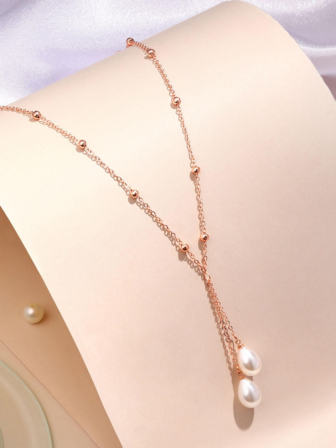 Buy Cierra Rose Gold Plated Necklace - Necklace And Chains for Women ...