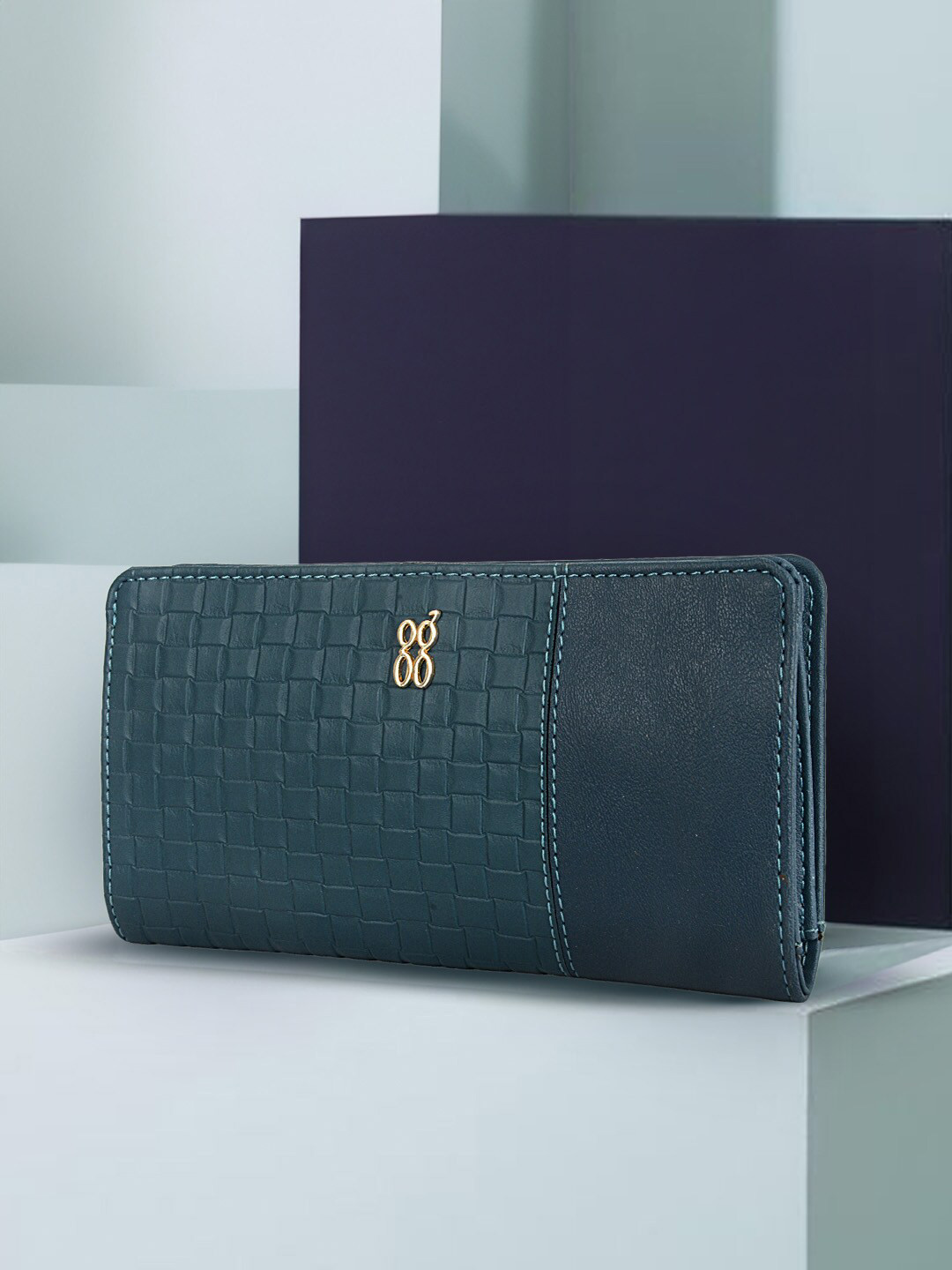 Buy Baggit Women Checked PU Two Fold Wallet - Wallets for Women ...