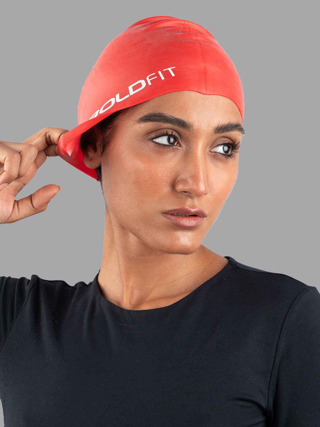 Buy BOLDFIT Unisex Easy Fit Swim Head Cap - Swimwear Accessories for ...