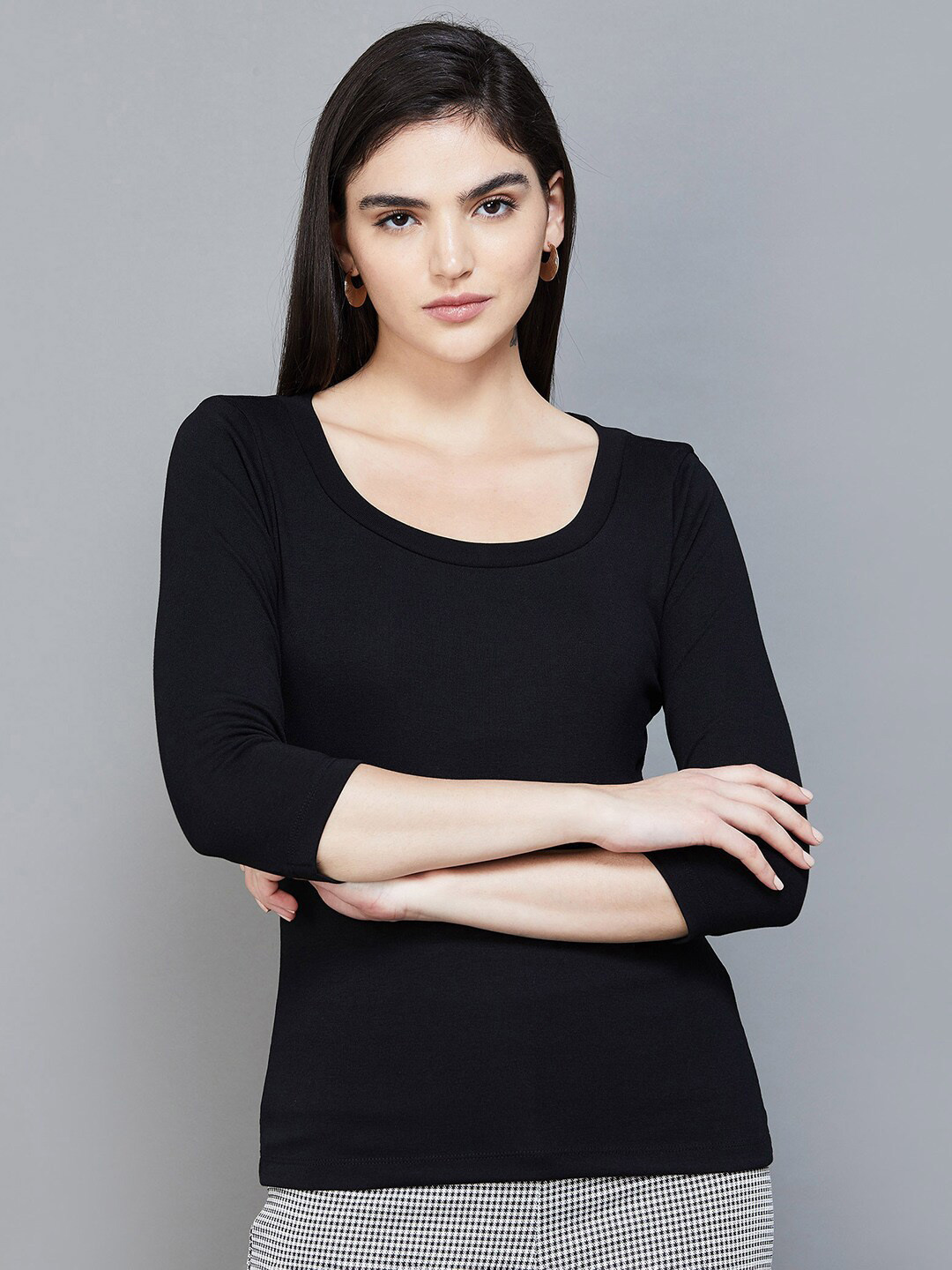 Buy CODE By Lifestyle Solid Top - Tops for Women 27794116 | Myntra