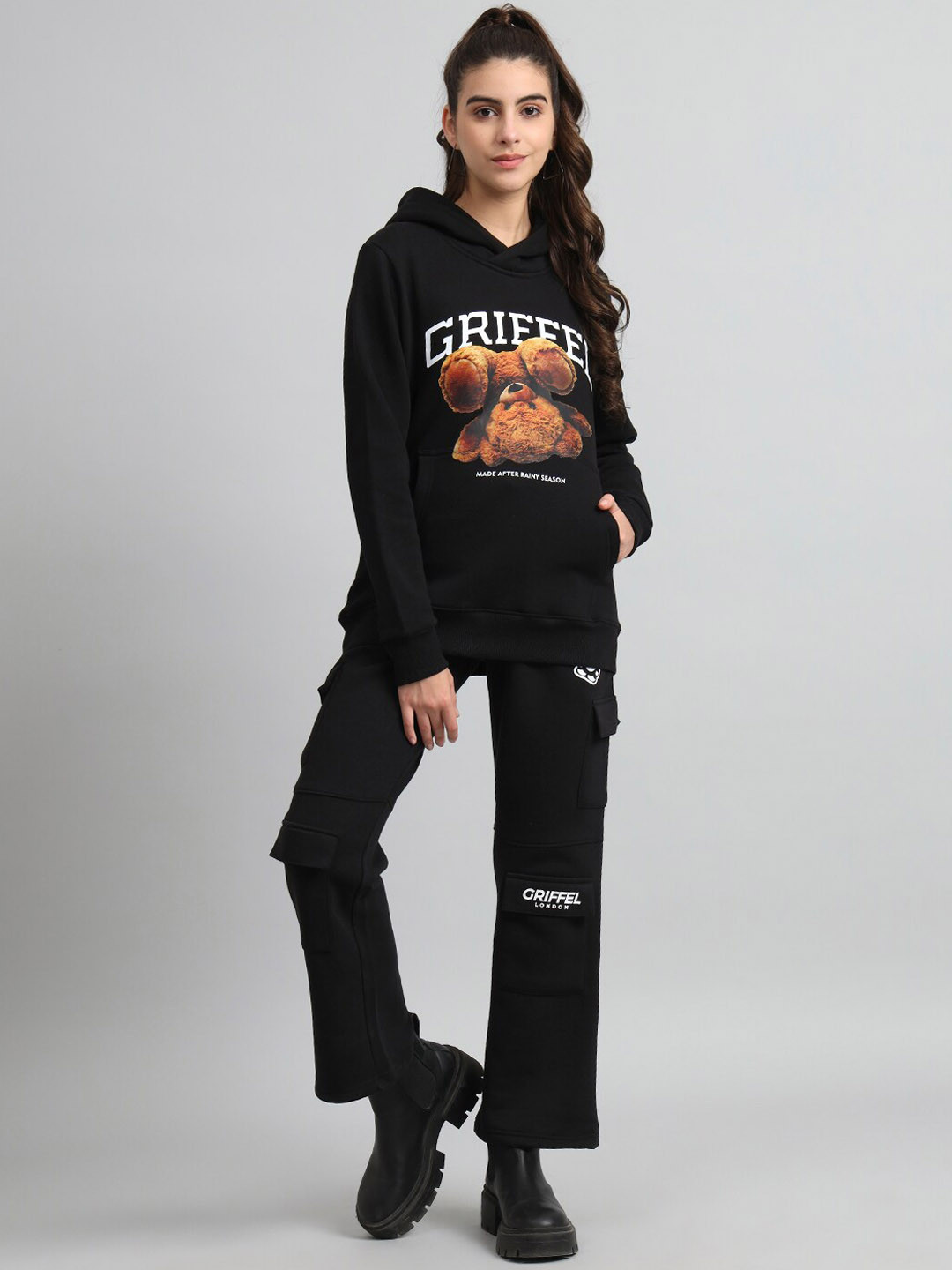 Buy GRIFFEL Graphic Printed Round Neck Tracksuits - Tracksuits for ...