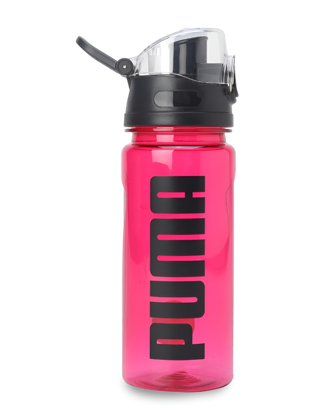 Buy Puma Pink & Black Typography Printed Water Bottle 600 Ml - Water ...