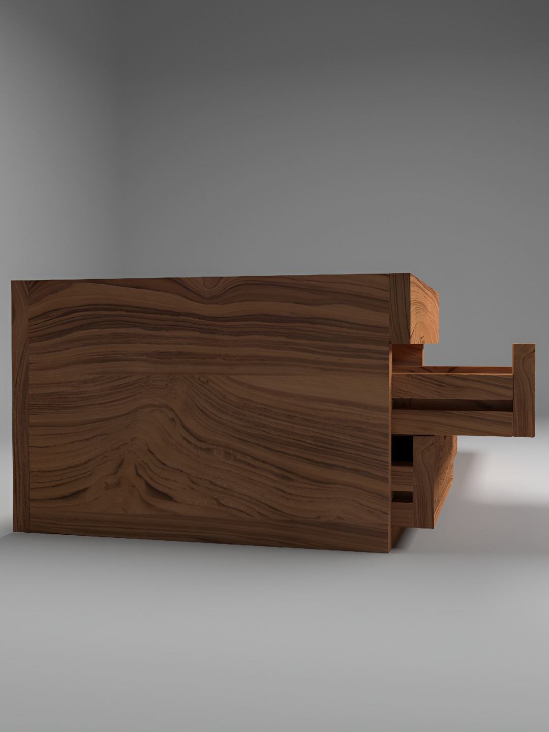 Buy Woodshala Brown Wooden Strong Drawer Organiser - Organisers for ...