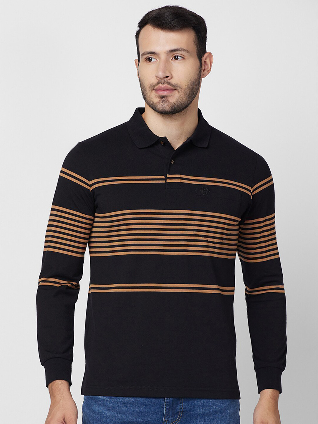 Buy CELSIUS Striped Polo Collar T Shirt - Tshirts for Men 27821944 | Myntra