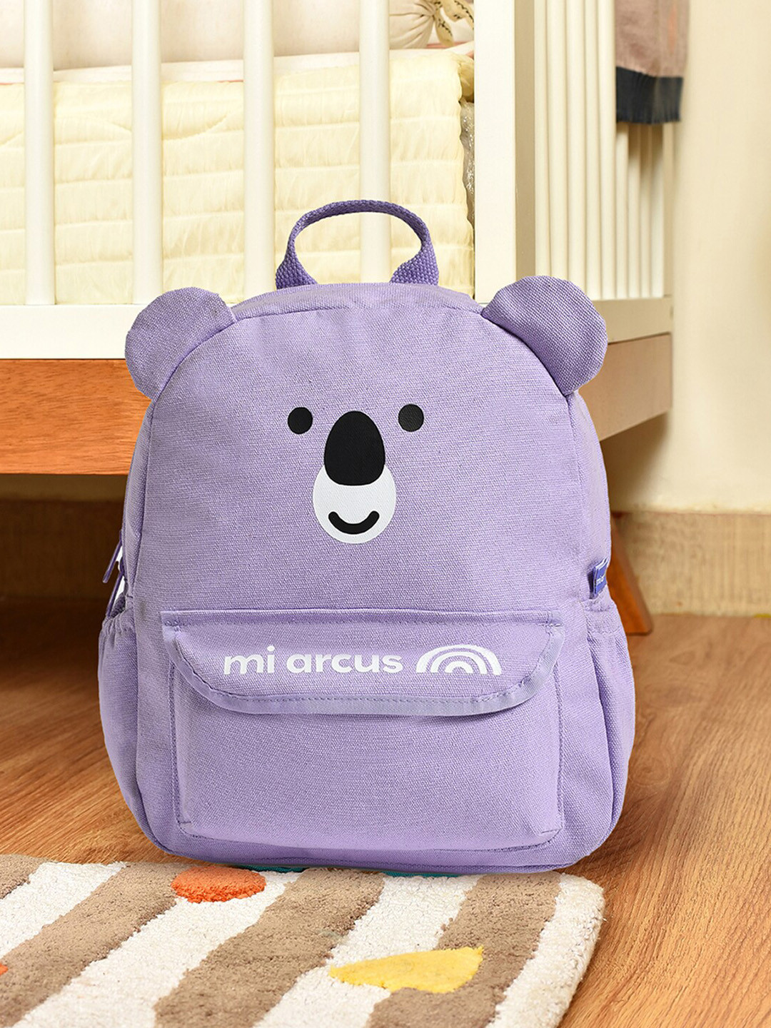 Buy MiArcus Koala Face Print Rectangular Shape BackPack For Preschool ...