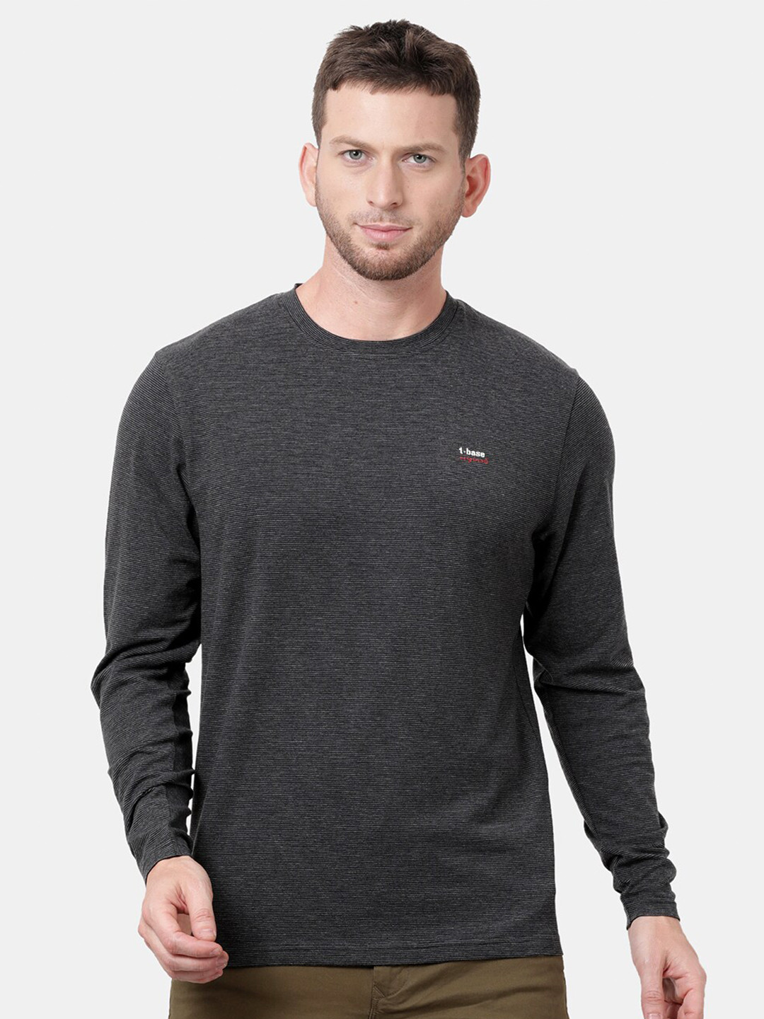 Buy T Base Long Sleeves Relaxed Fit T Shirt - Tshirts for Men 27839404 ...