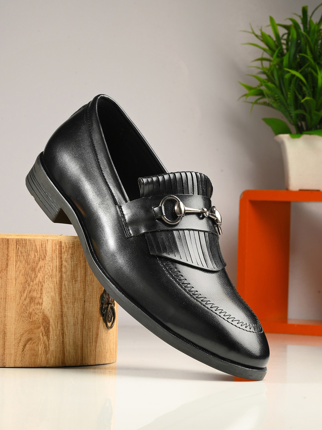 Buy Killer Men Textured Round Toe Formal Loafers - Formal Shoes for Men ...