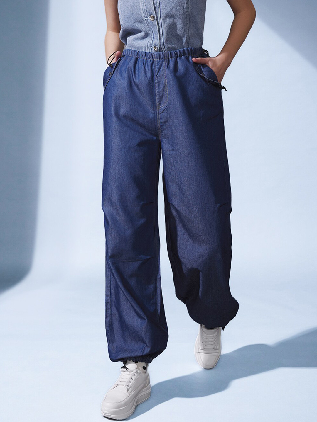 Buy STREET 9 Women Smart Jogger Low Distress Jeans - Jeans for Women ...