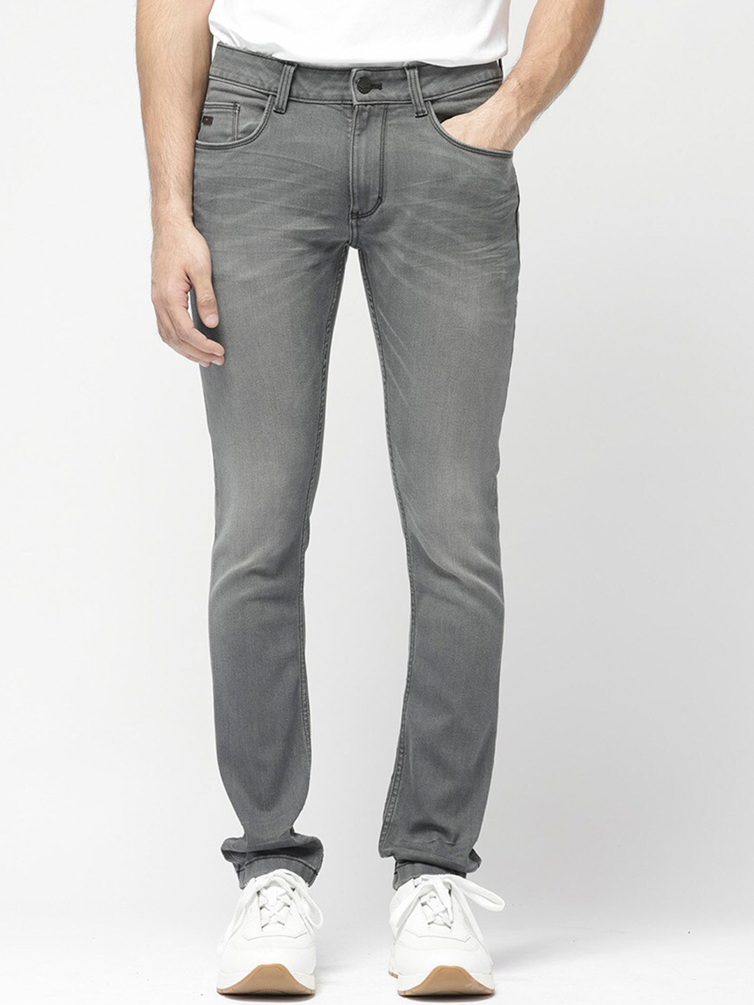 Buy RARE RABBIT Men Mesa Slim Fit Mid Wash Stretchable Jeans - Jeans ...