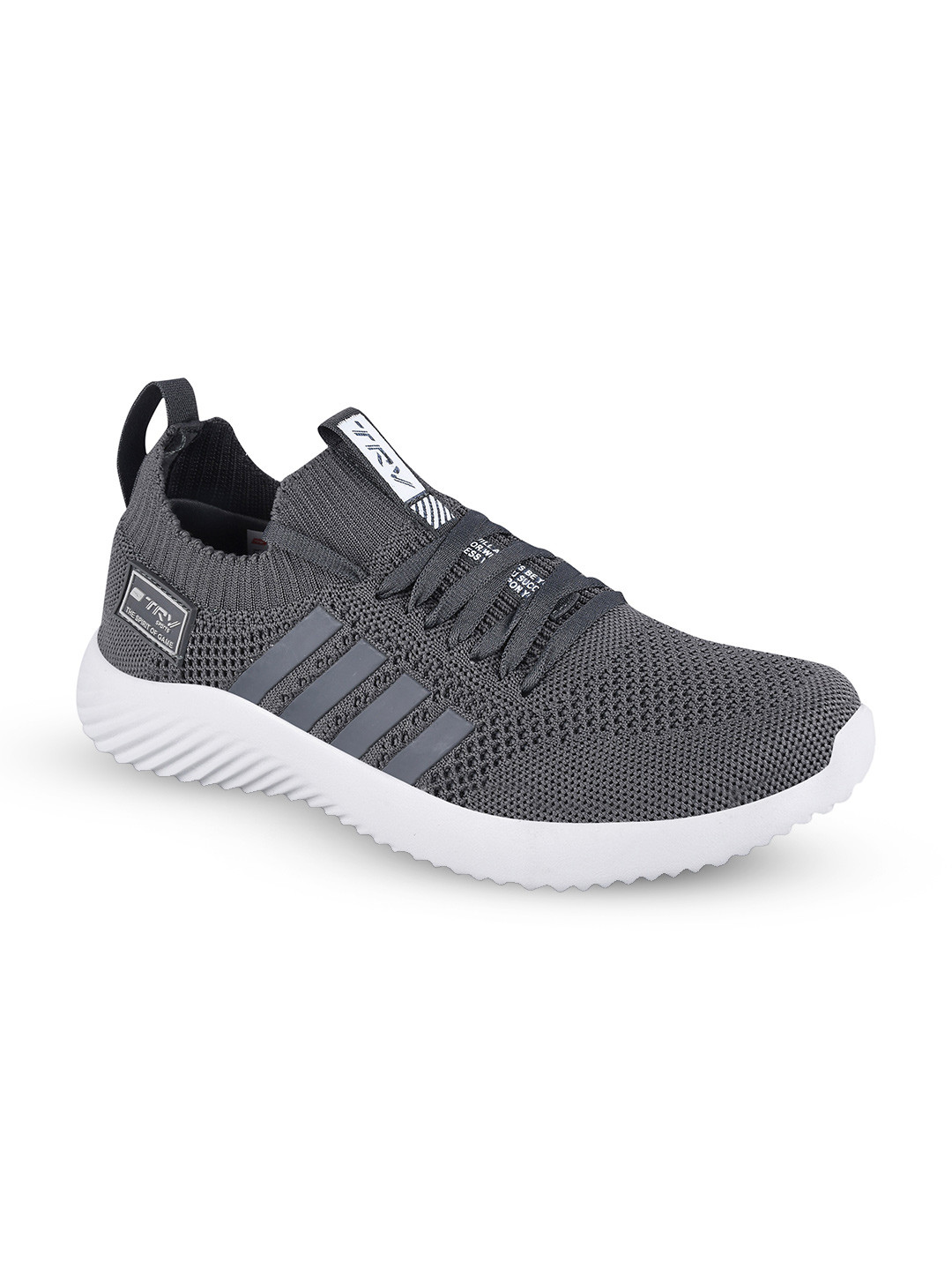 Buy TRV Men Textured Lace Up Running Shoes - Sports Shoes for Men ...