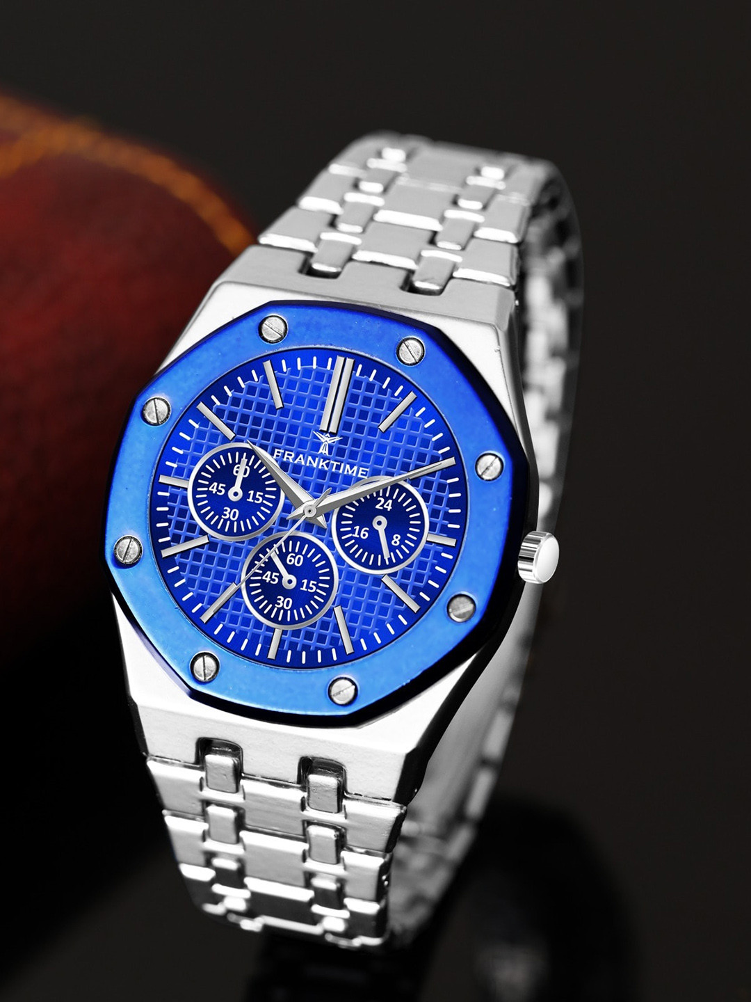 Buy Franktime Men Bracelet Style Straps Analogue Watch FT 0035 SLB ...