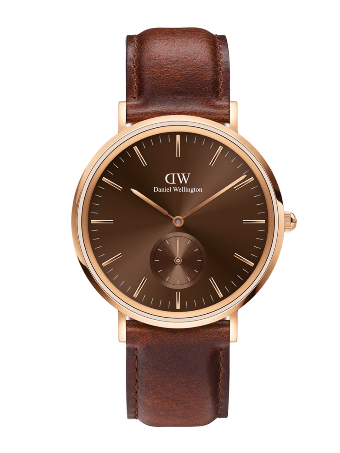 Buy Daniel Wellington Men Leather Straps Analogue Watch DW00100707K ...