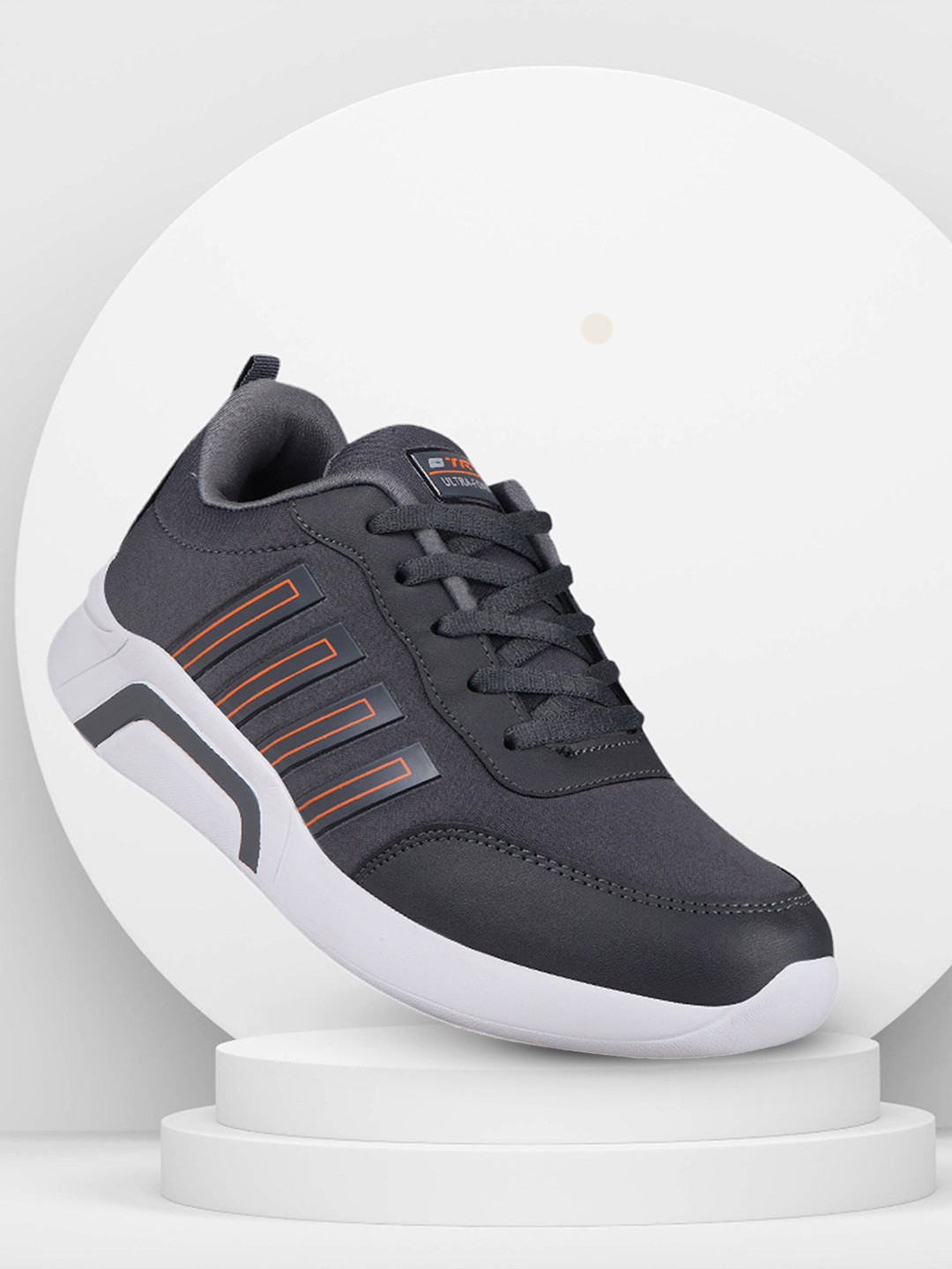 Buy TRV Men Textured Lace Up Walking Shoes - Sports Shoes for Men ...