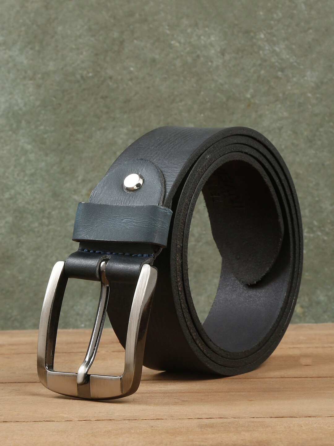 Buy Teakwood Leathers Men Textured Leather Belt - Belts for Men ...