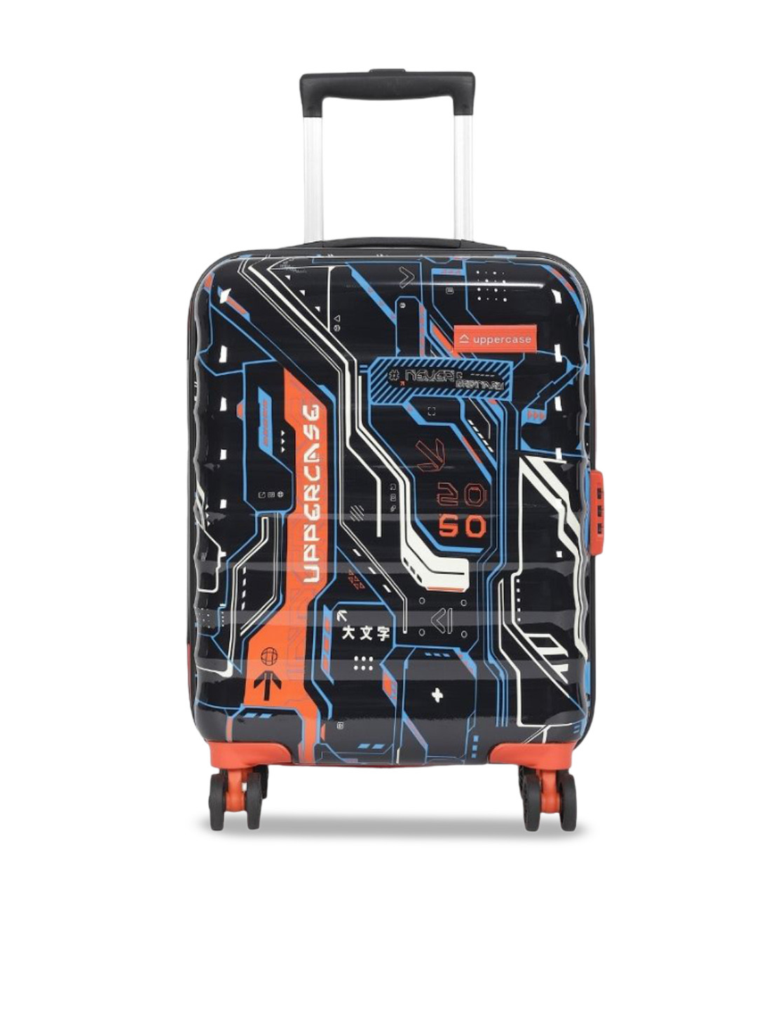 Buy Uppercase Cyber Punk Hard Sided Cabin Trolley Suitcase - Trolley ...