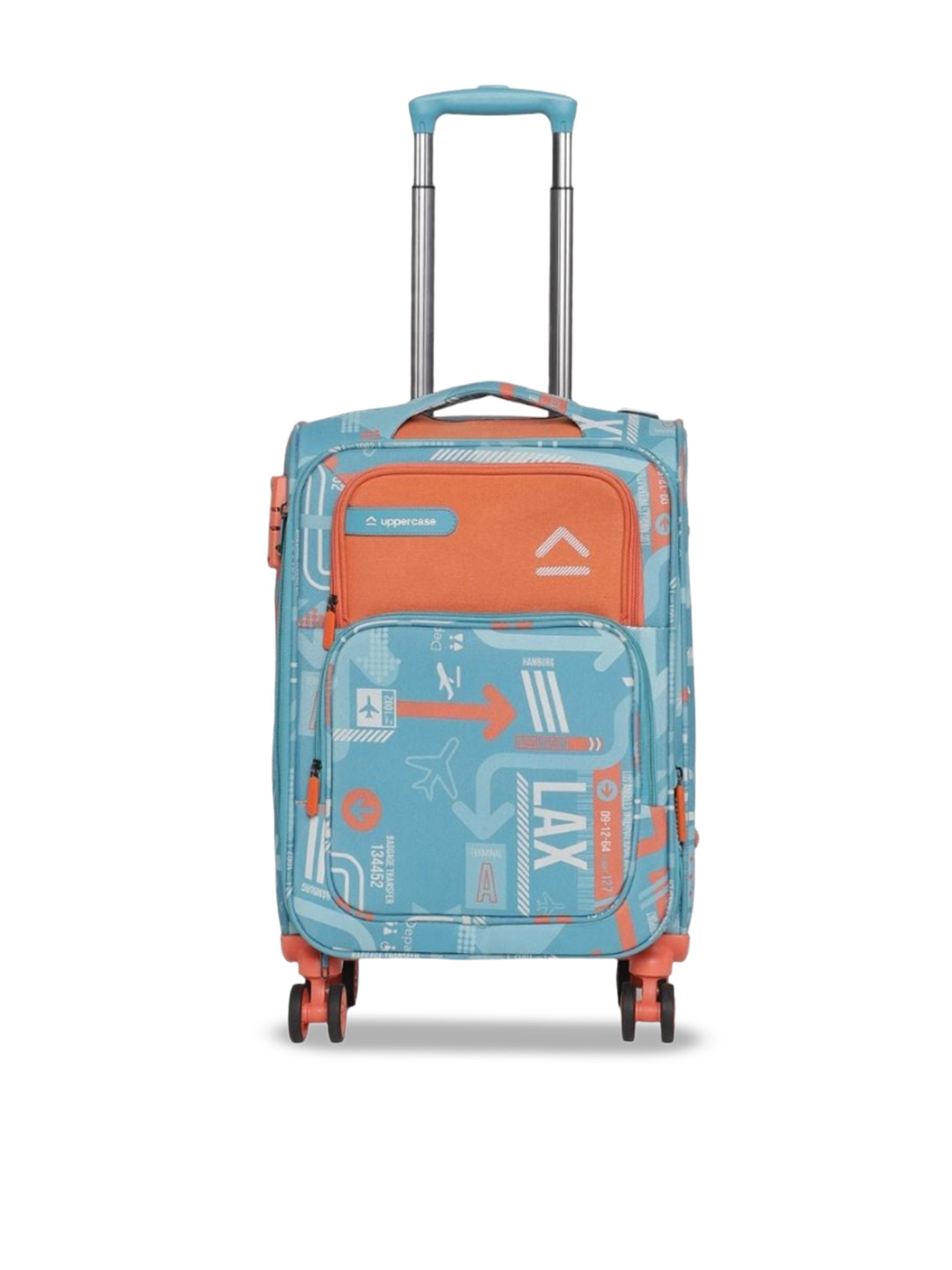 Buy Uppercase JFK Plus Printed Soft Luggage Cabin Trolley Bag - Trolley ...