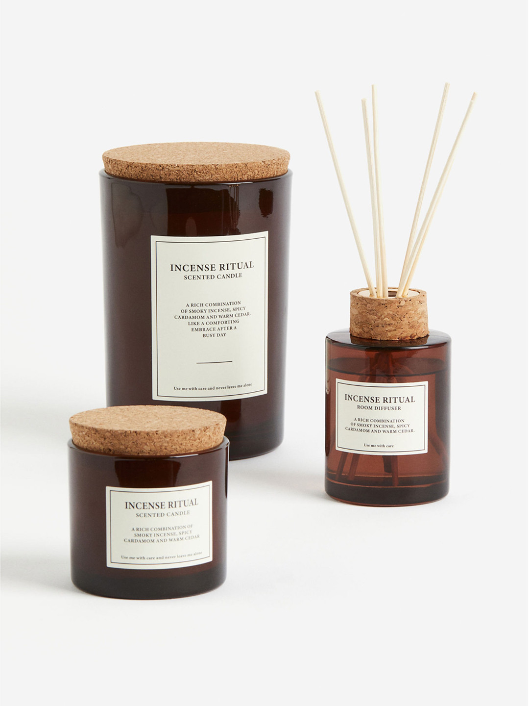 Buy H&M Brown Large Cork Lid Scented Candle - Candles for Unisex ...