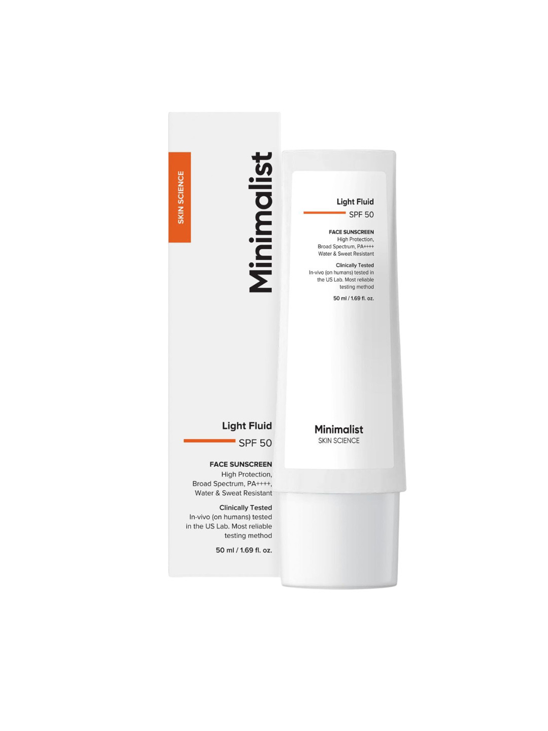 Buy Minimalist Light Fluid SPF 50 Face Sunscreen 50ml - Face Sunscreen ...