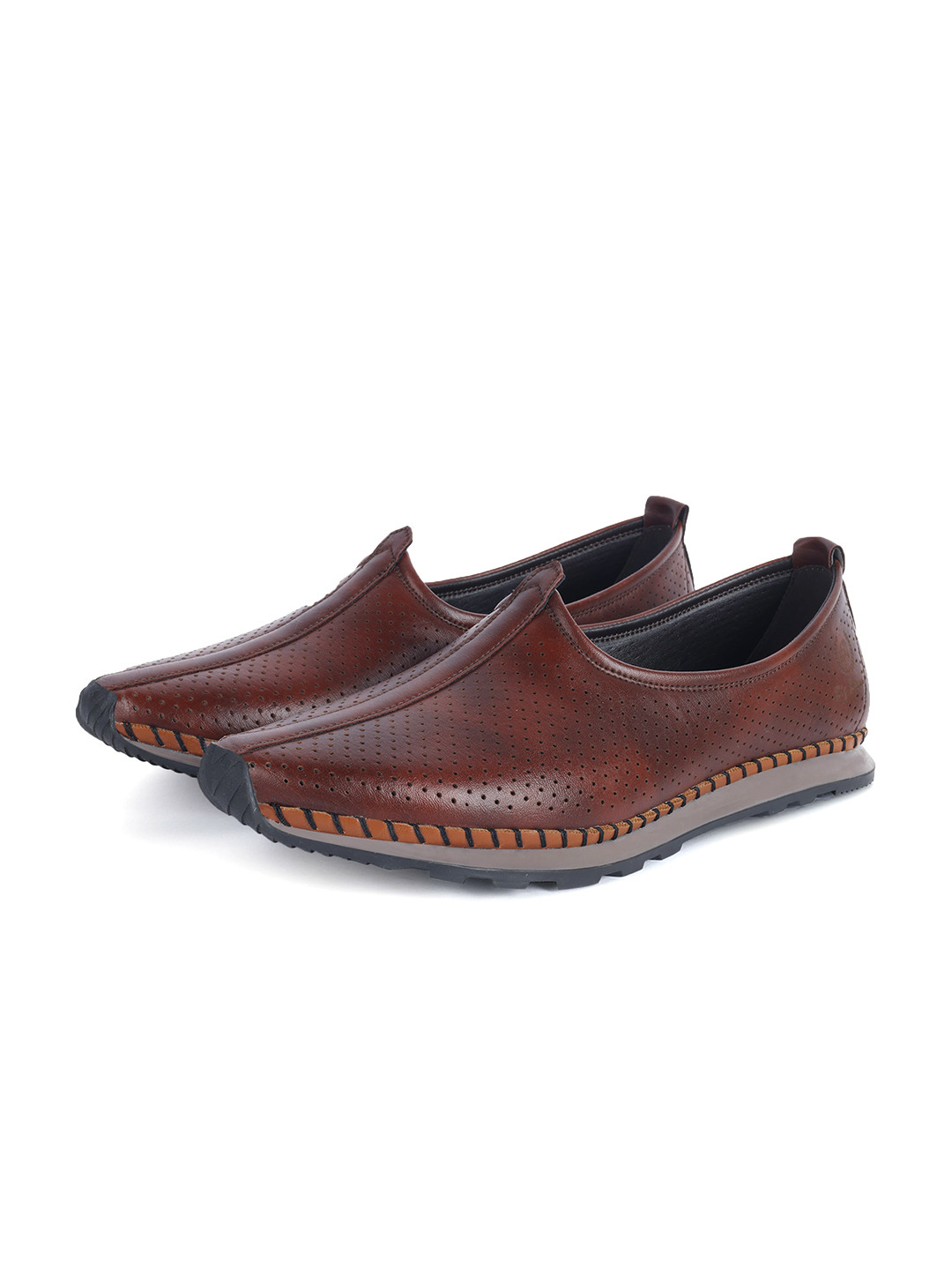 Buy Big Boon Men Perforated Lightweight Mojaris - Casual Shoes for Men ...