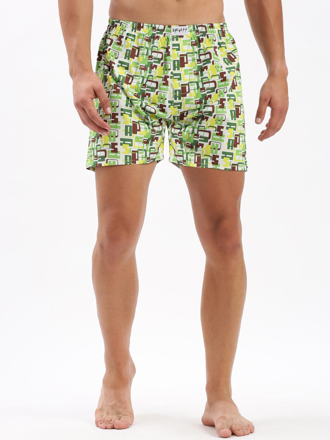 Buy SHOWOFF Printed Slim Fit Boxers 143 5_Green - Boxers for Men ...