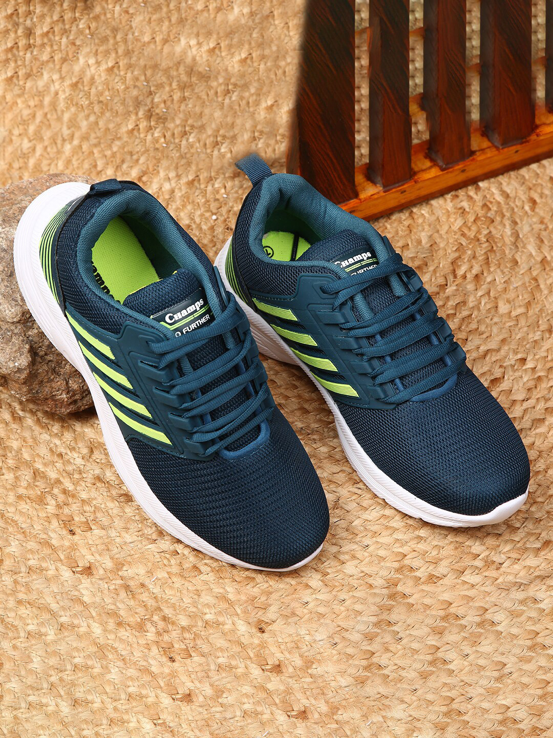 Buy Champs Men Round Toe Mesh Running Shoes - Sports Shoes for Men ...