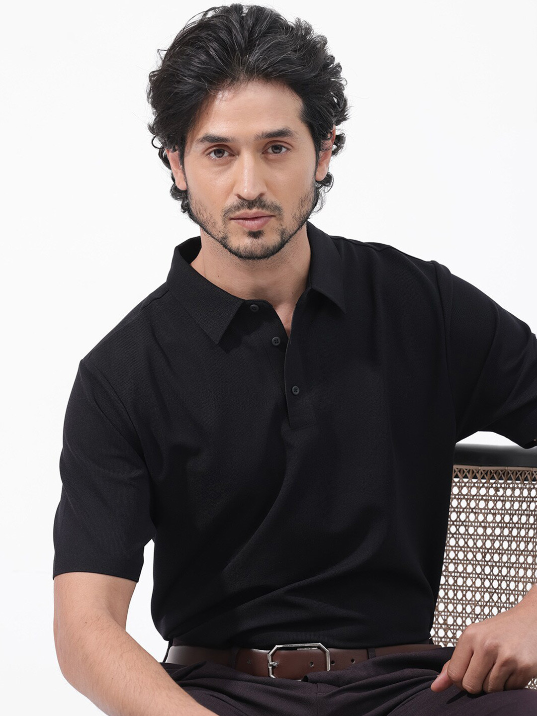 Buy RARE RABBIT Men Atticus Regular Fit Polo Collar T Shirt - Tshirts ...