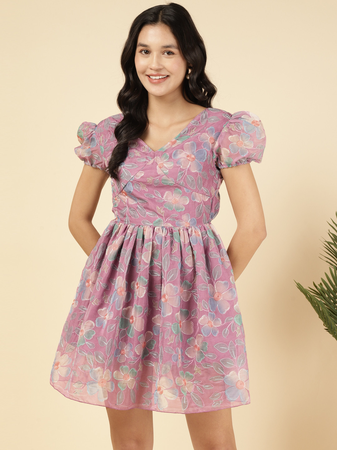 Buy DEEBACO Printed Fit & Flare Dress - Dresses for Women 28046058 | Myntra