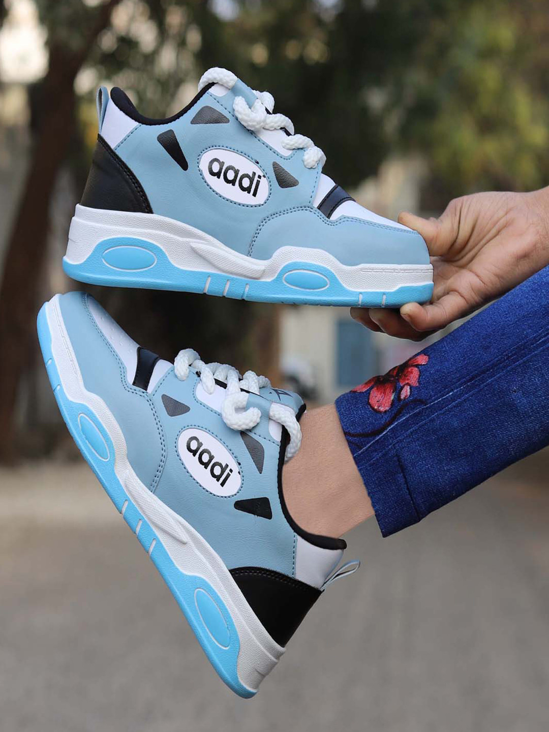 Buy Aadi Women Colourblocked Round Toe Lightweight Sneakers - Casual ...