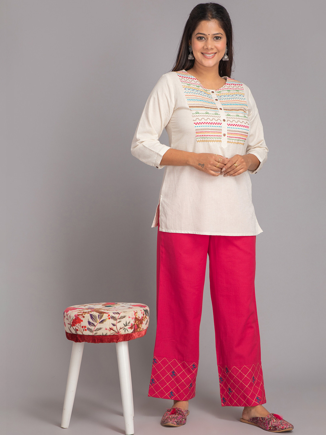 Buy SUTI Striped Round Neck Top - Tops for Women 28074516 | Myntra