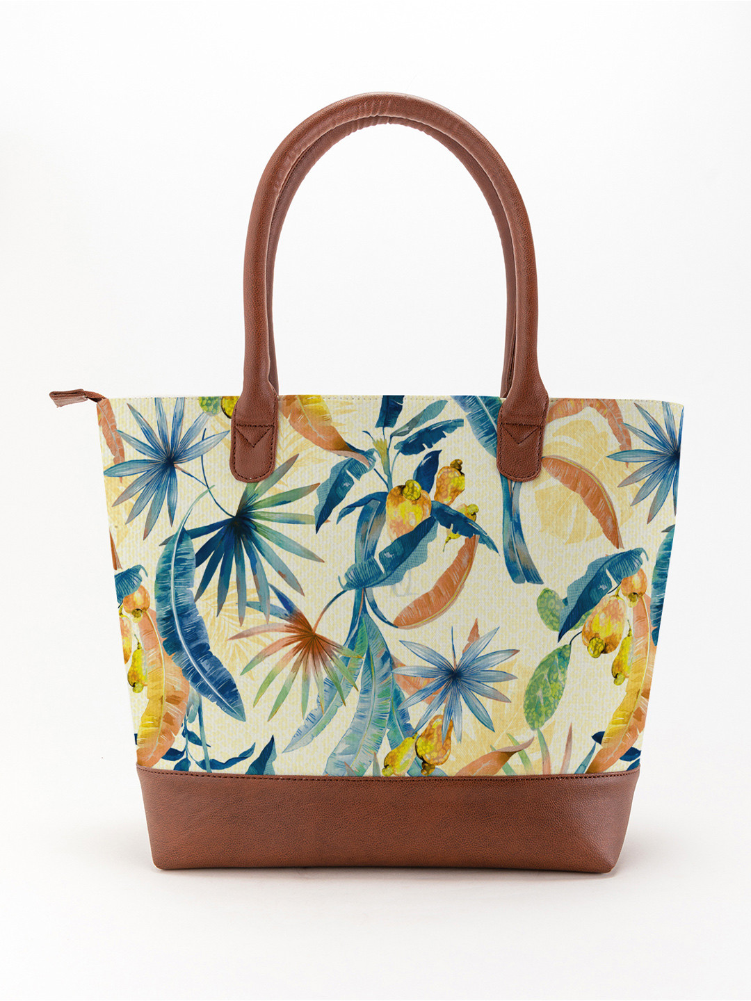 Buy Kalankit Floral Printed Shopper Tote Bag With Bow Detail - Handbags ...