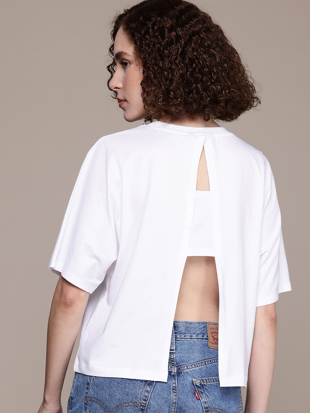 Buy The Roadster Life Co. Extended Sleeves Styled Back Top - Tops for ...