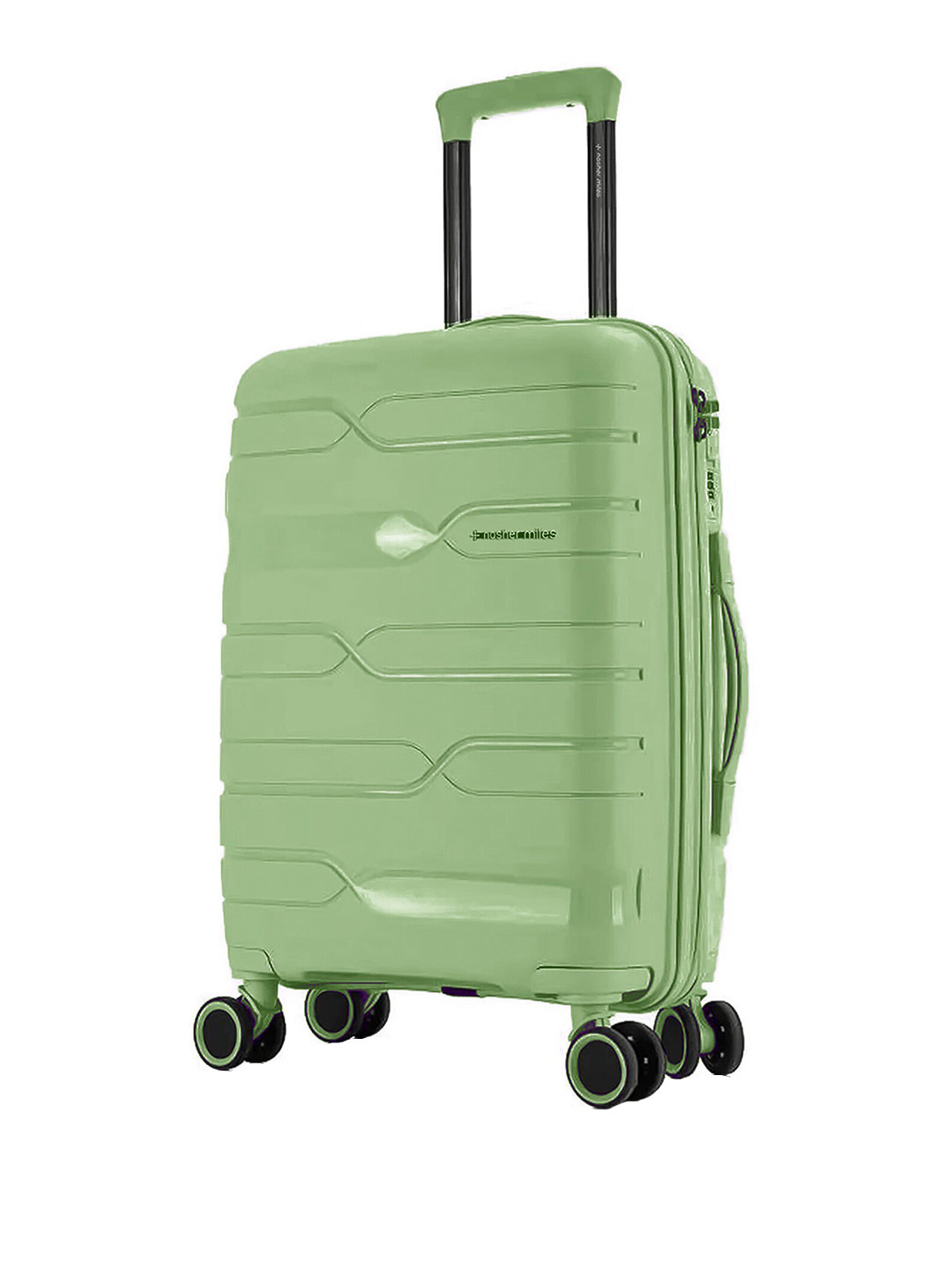 Buy Nasher Miles Paris Polypropylene Medium Avacado Green Trolley Bag ...