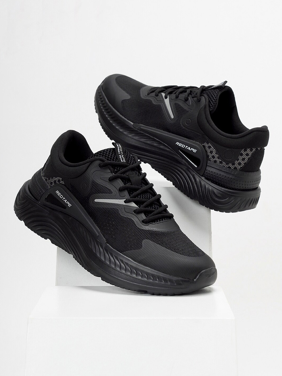 Buy Red Tape Men Textured Lace Up Walking Shoes - Sports Shoes for Men ...
