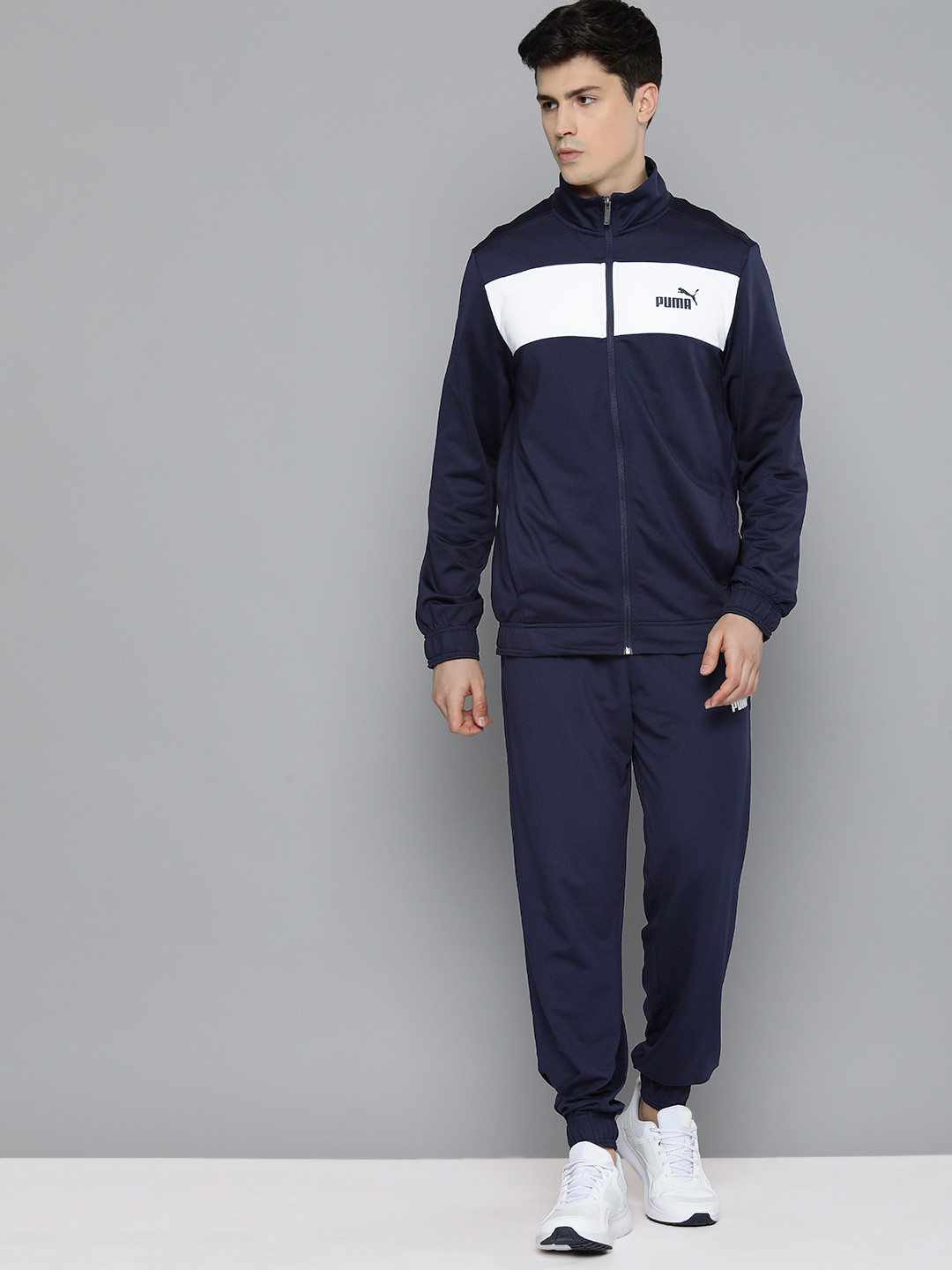 Buy Puma Men Poly Suit Long Sleeves Jacket With Joggers Tracksuit ...