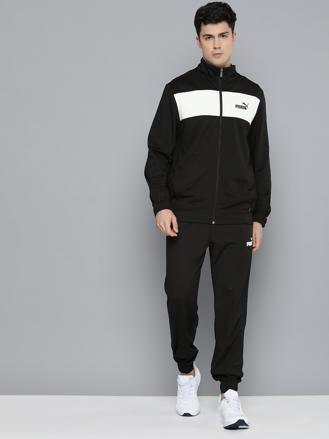 Buy Puma Men Poly Suit Long Sleeves Jacket With Joggers Tracksuit ...