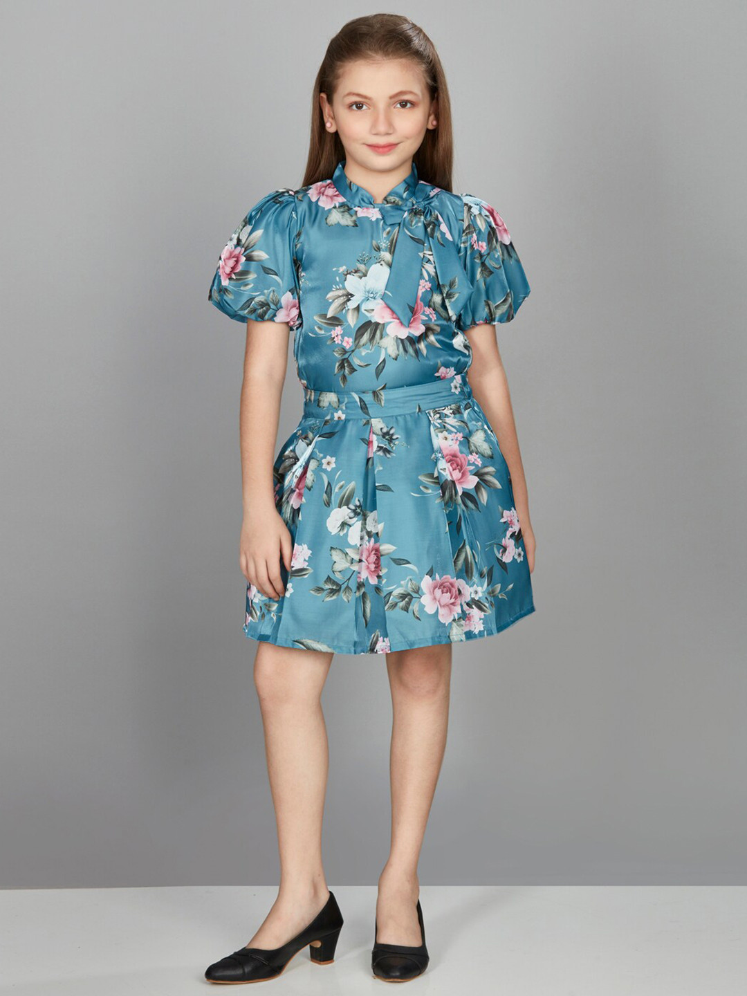 Buy Peppermint Girls Printed Top With Skirt - Clothing Set for Girls ...